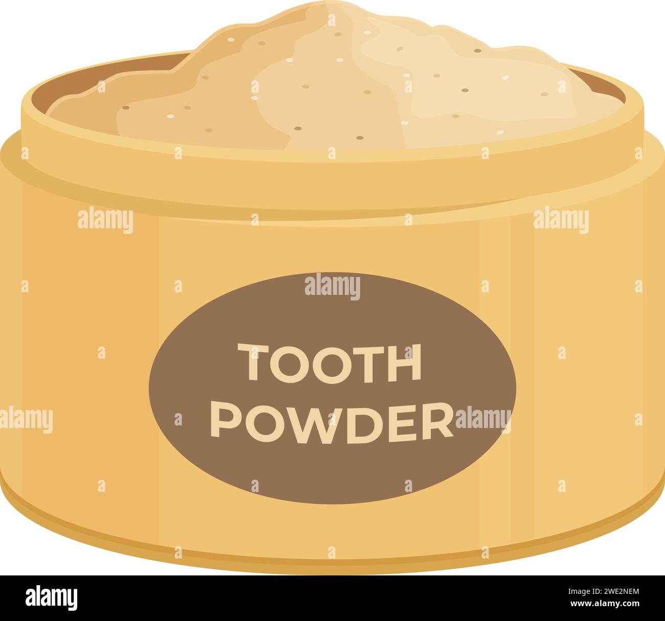 Tooth powder skincare icon cartoon vector. Mouth shower. Incisor ...