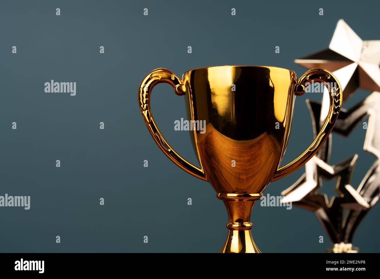 Gold championship trophy hi-res stock photography and images - Alamy