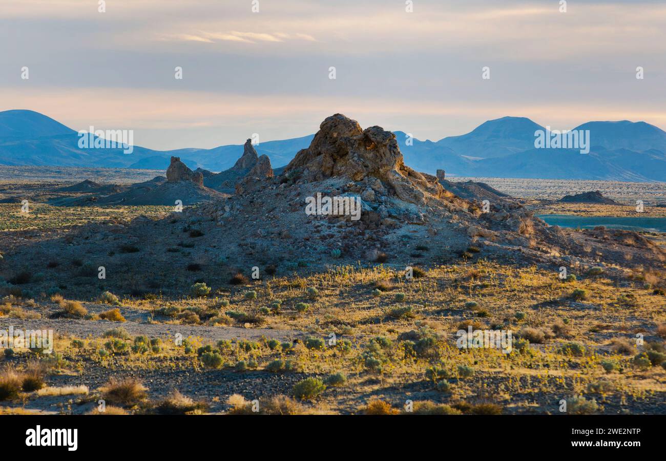 Trona, California, USA. 14th Jan, 2024. The Trona Pinnacles are a ...