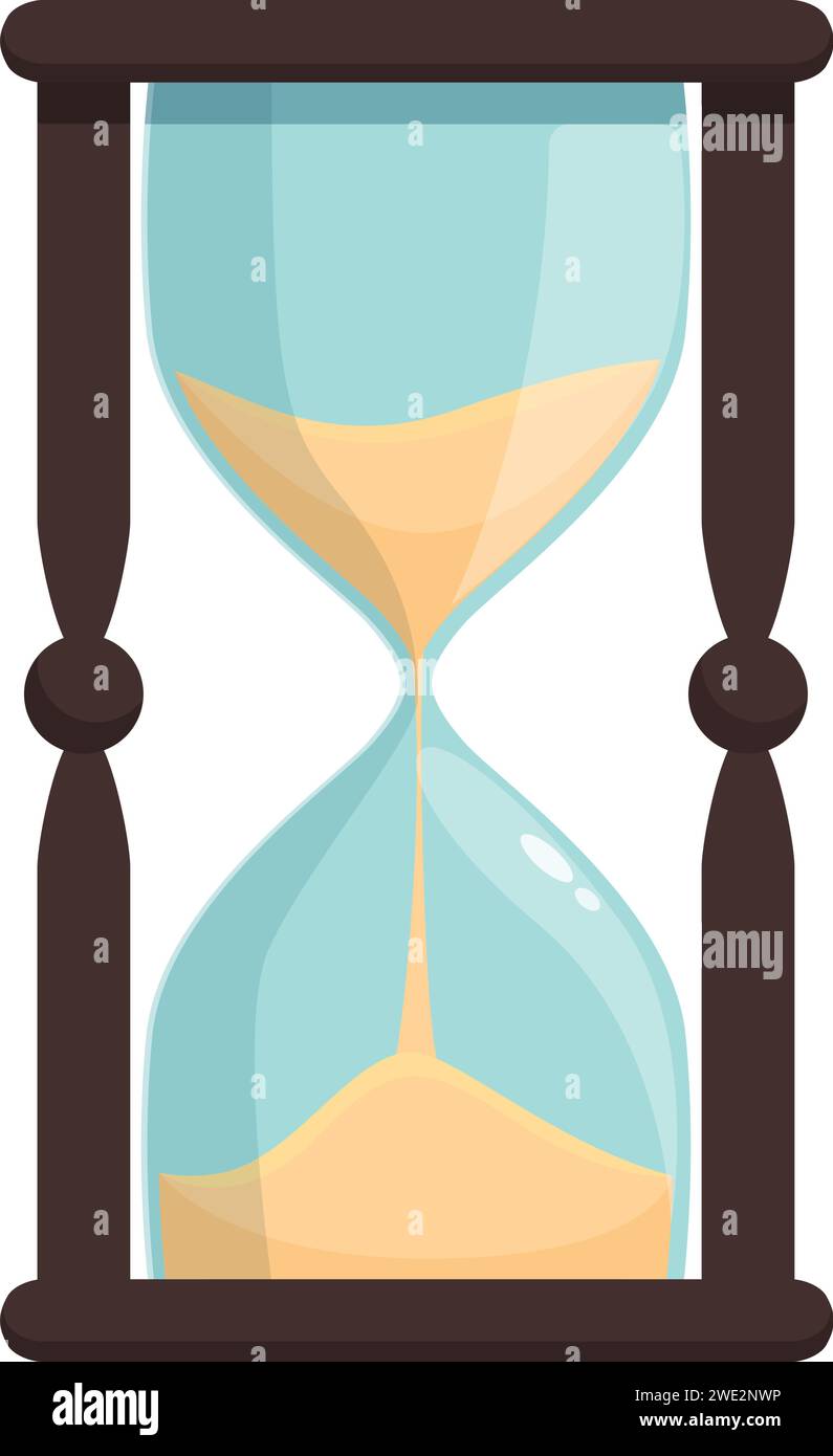 Game hourglass timer icon cartoon vector. Dial image. Date fast dial ...
