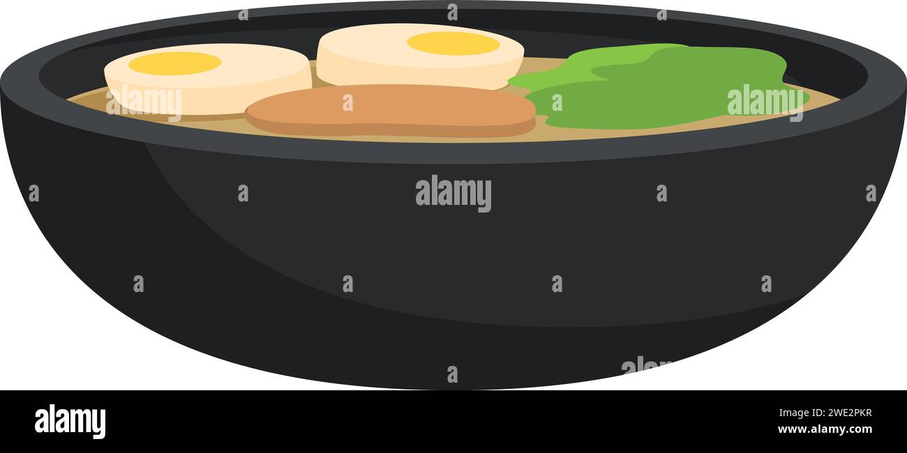 Soup cuisine food icon cartoon vector. Myanmar country. National day ...