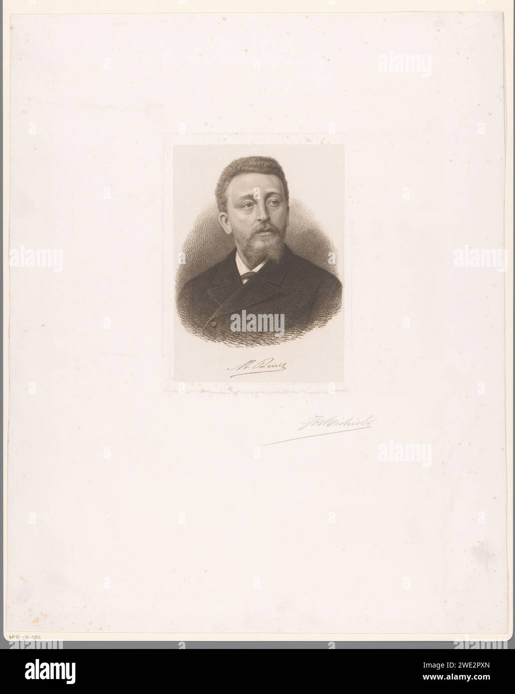 Portrait of M. Denis, Jean Baptiste Pierre Michiels, 1831 - 1890 print ...