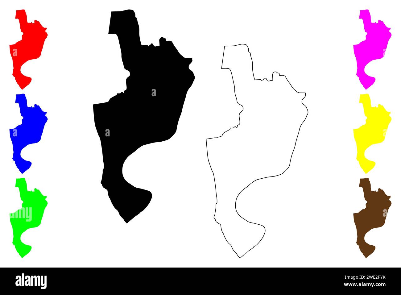 Chittagong silhouette vector vectors hi-res stock photography and ...