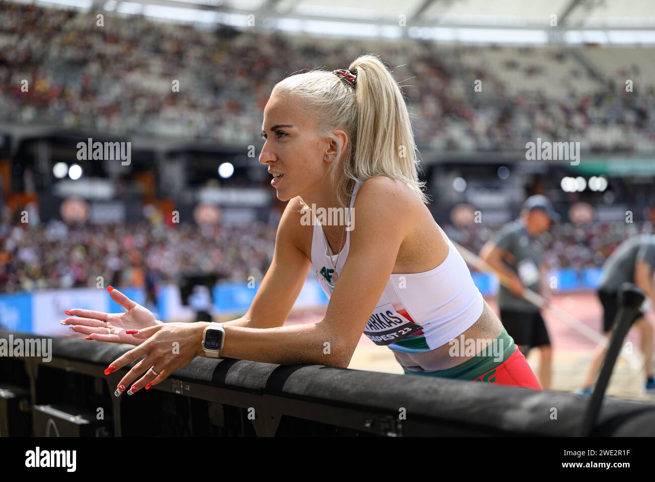 Petra BÁNHIDI-FARKAS participating in the long jump at the World ...