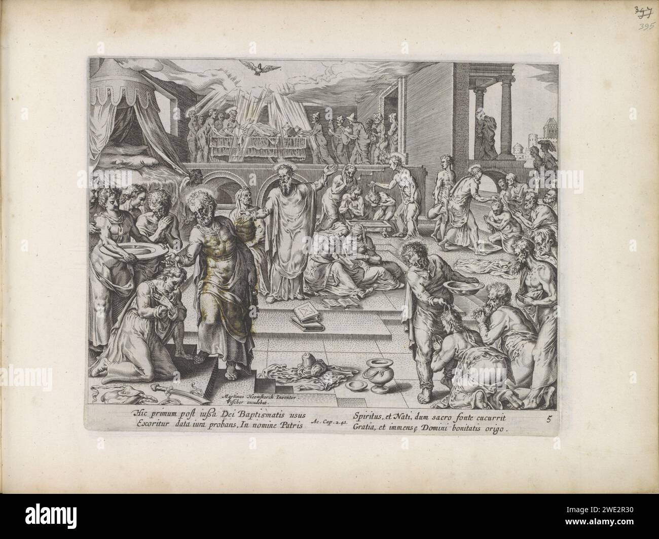 Apostles baptizing new believers hi-res stock photography and images ...