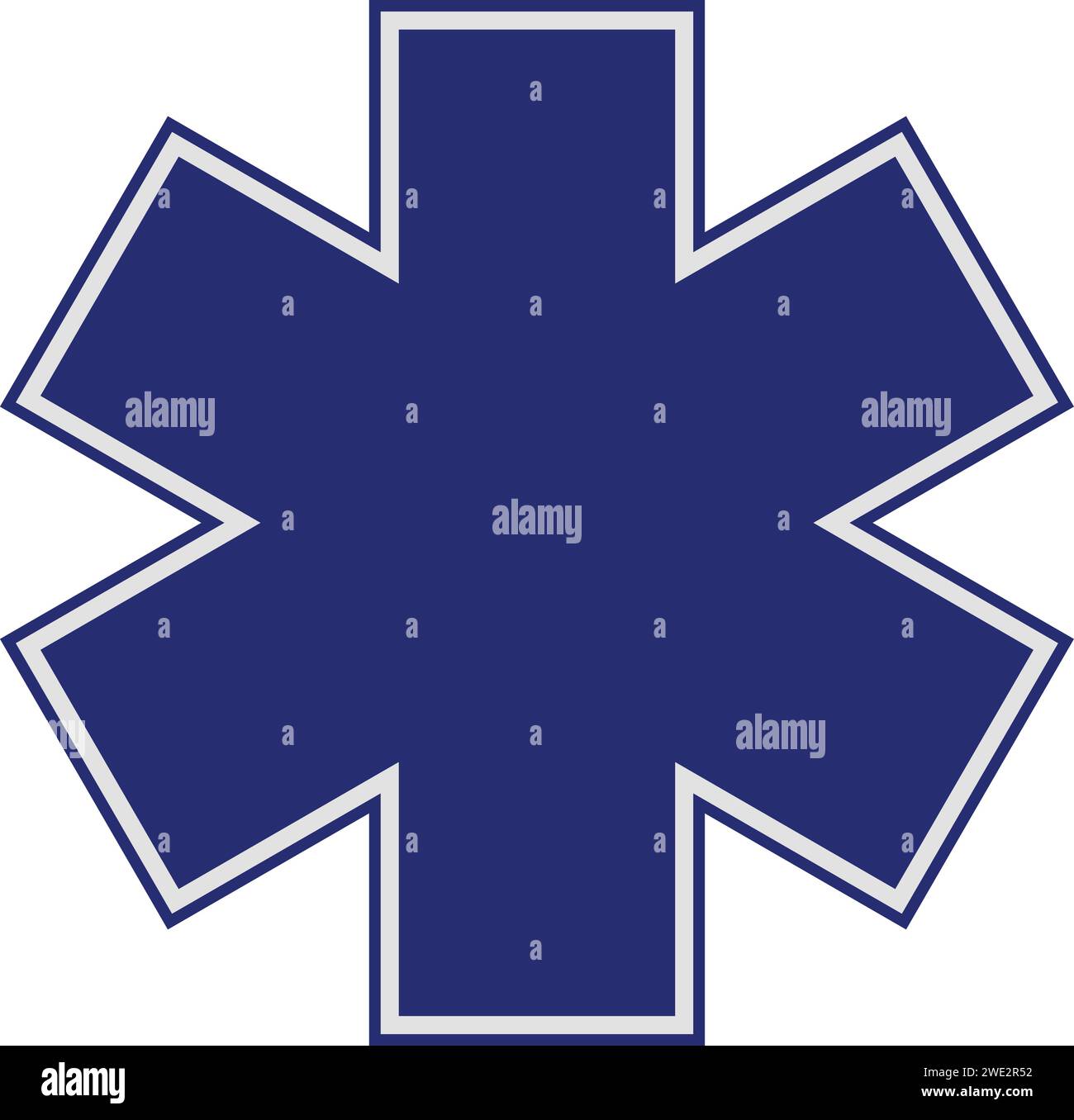 Star of Life Medical Logo Blank, Ambulance logo, Pharmacy sign, Medical ...
