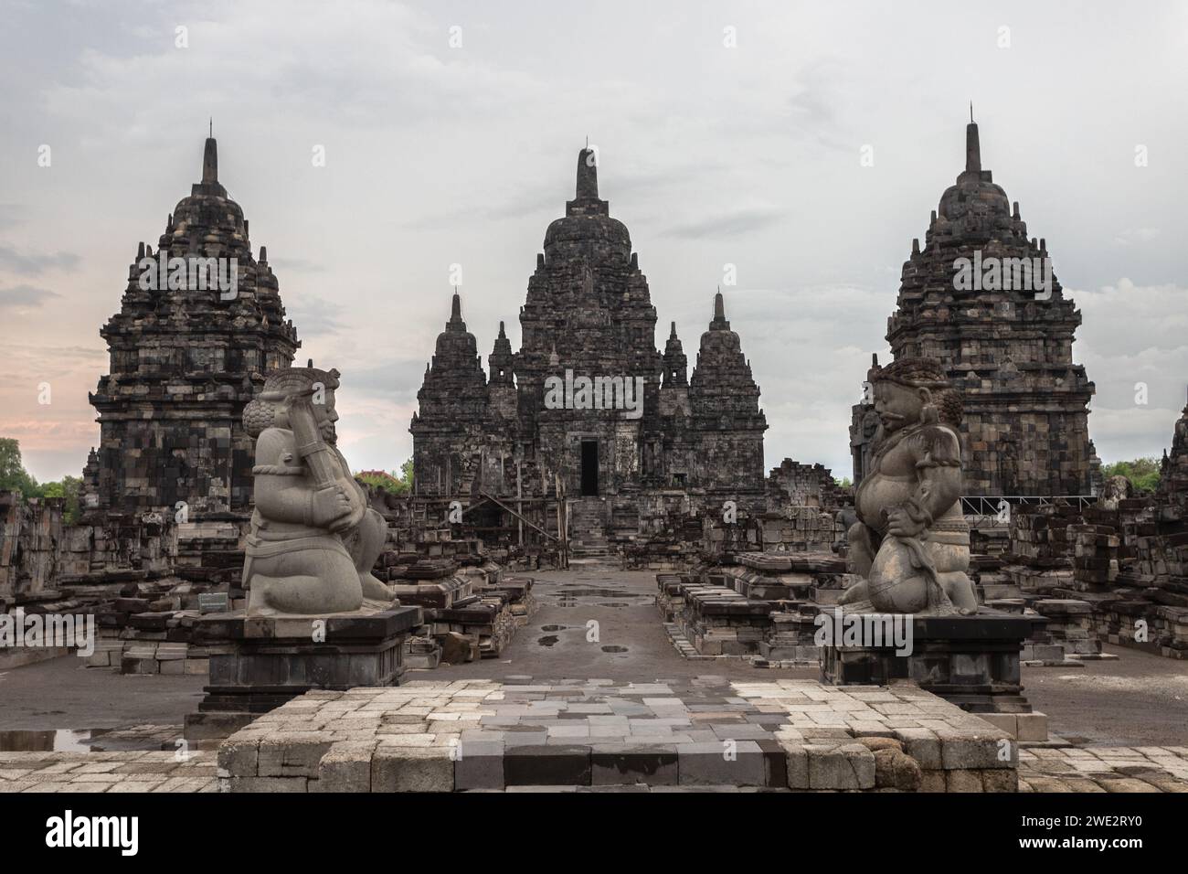 Architecture ancient prambanan temple hi-res stock photography and ...