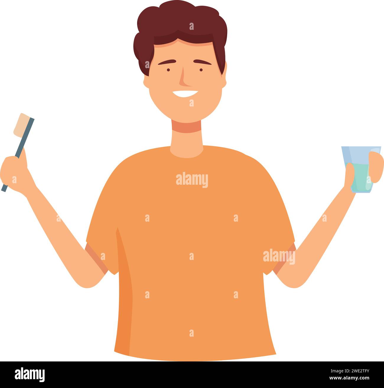 Happy boy with clean teeth icon cartoon vector. Super hero. Medical ...