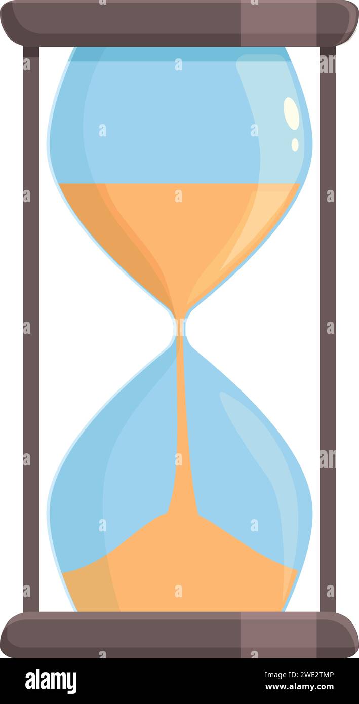 Rapid sand clock icon cartoon vector. Design image. Loading game Stock ...
