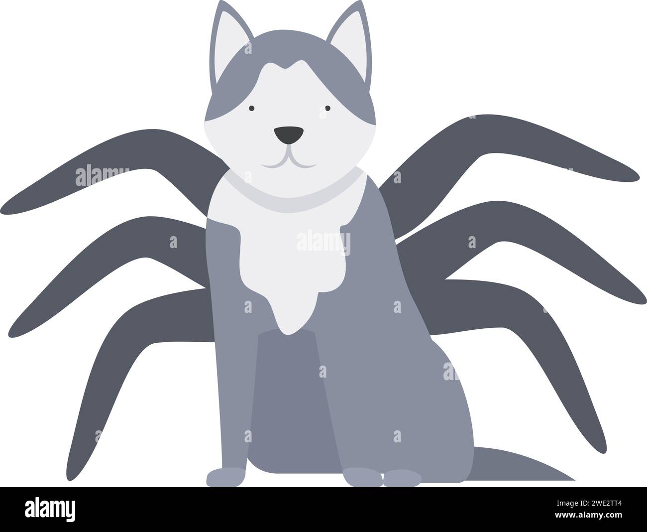Spider dog costume icon cartoon vector. Animal party. Card fun animal ...