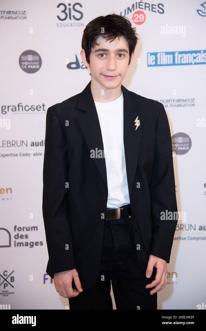 Paris, France. 22nd Jan, 2024. Milo Machado Graner attending the ...