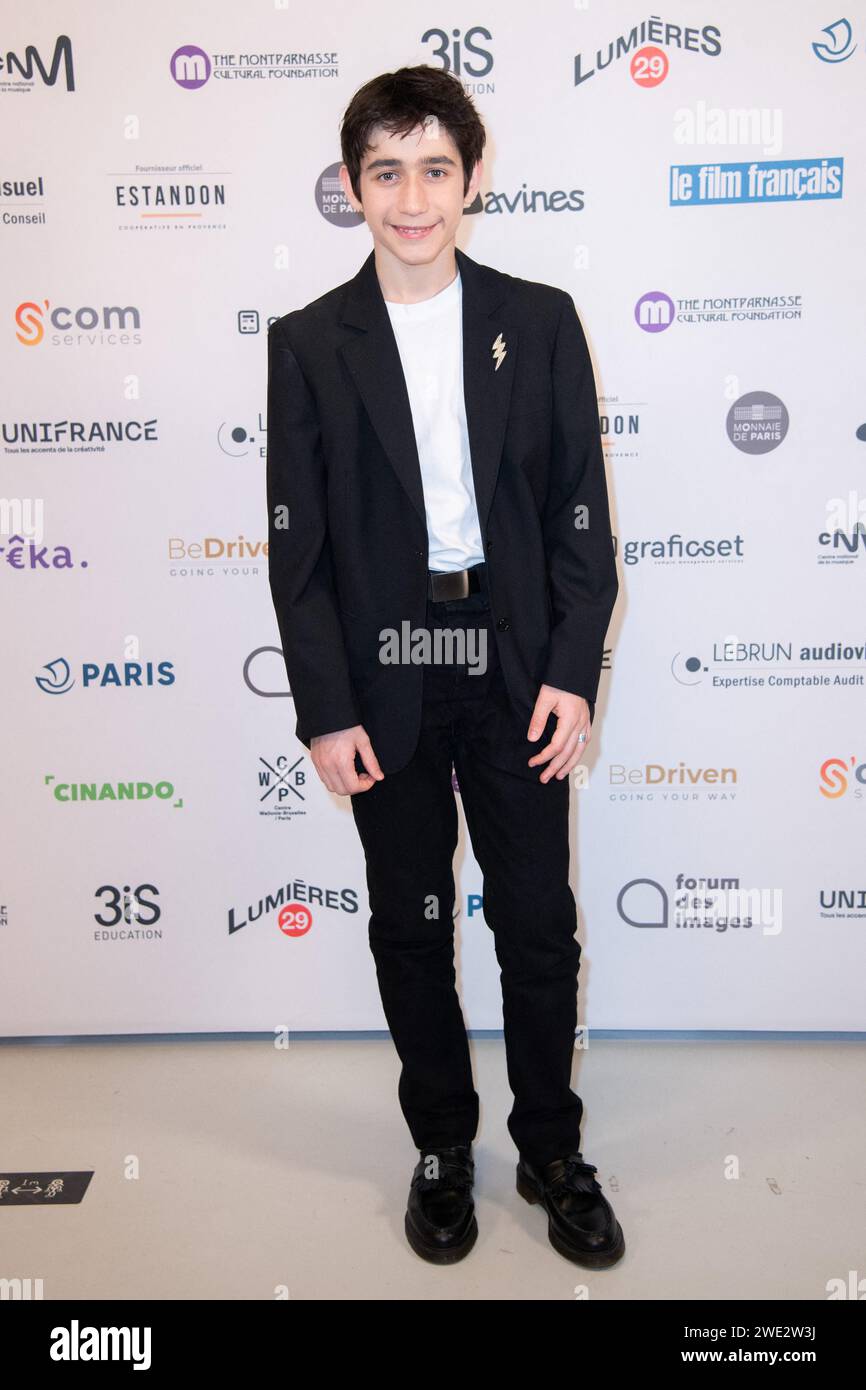Paris, France. 22nd Jan, 2024. Milo Machado Graner attending the ...