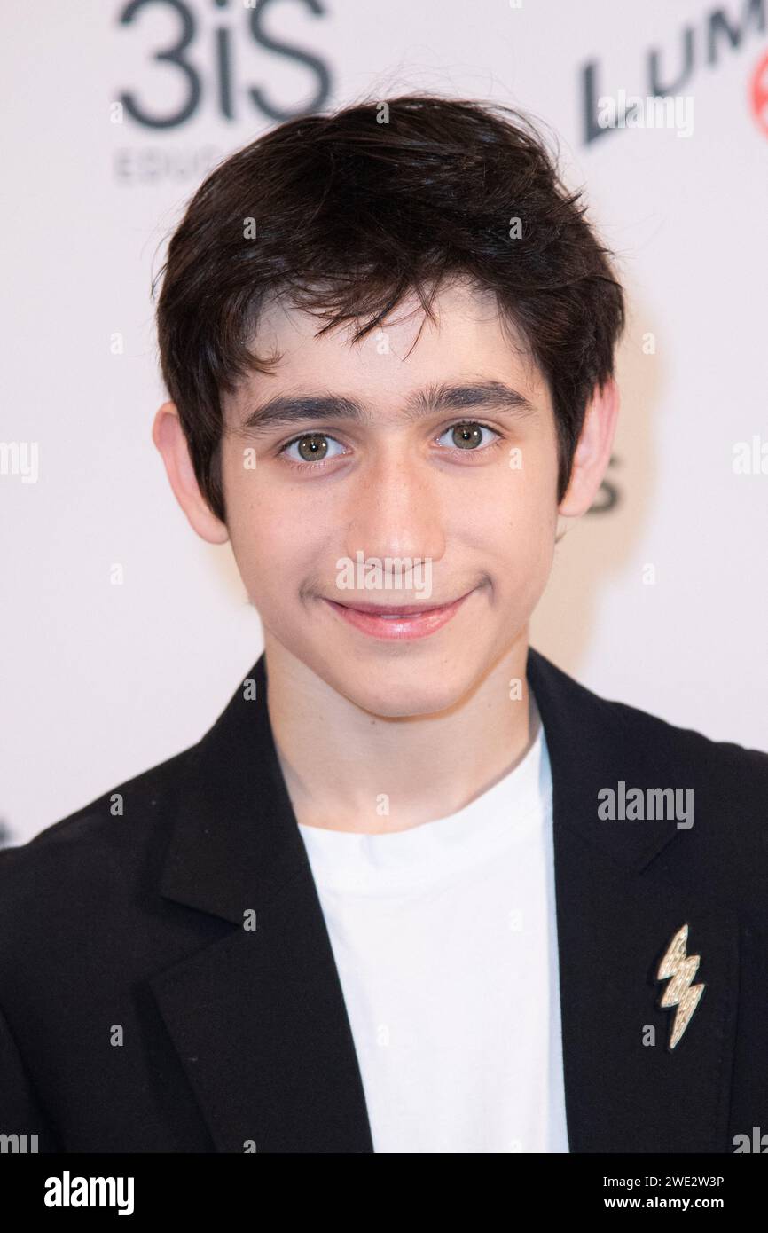 Milo Machado Graner attending the Photocall for the Lumieres de la ...