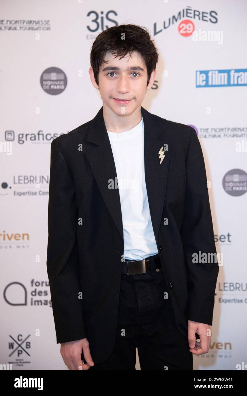 Paris, France. 22nd Jan, 2024. Milo Machado Graner attending the ...