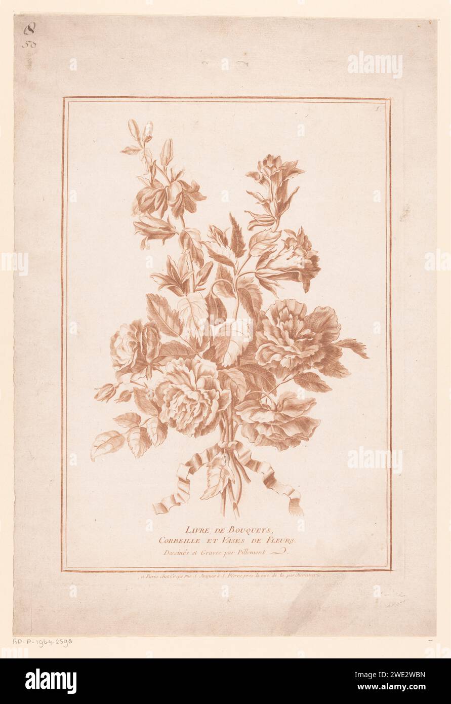Bos Bloemen, Jean Baptiste Pillement, 1753 - 1790 print A bunch of ...