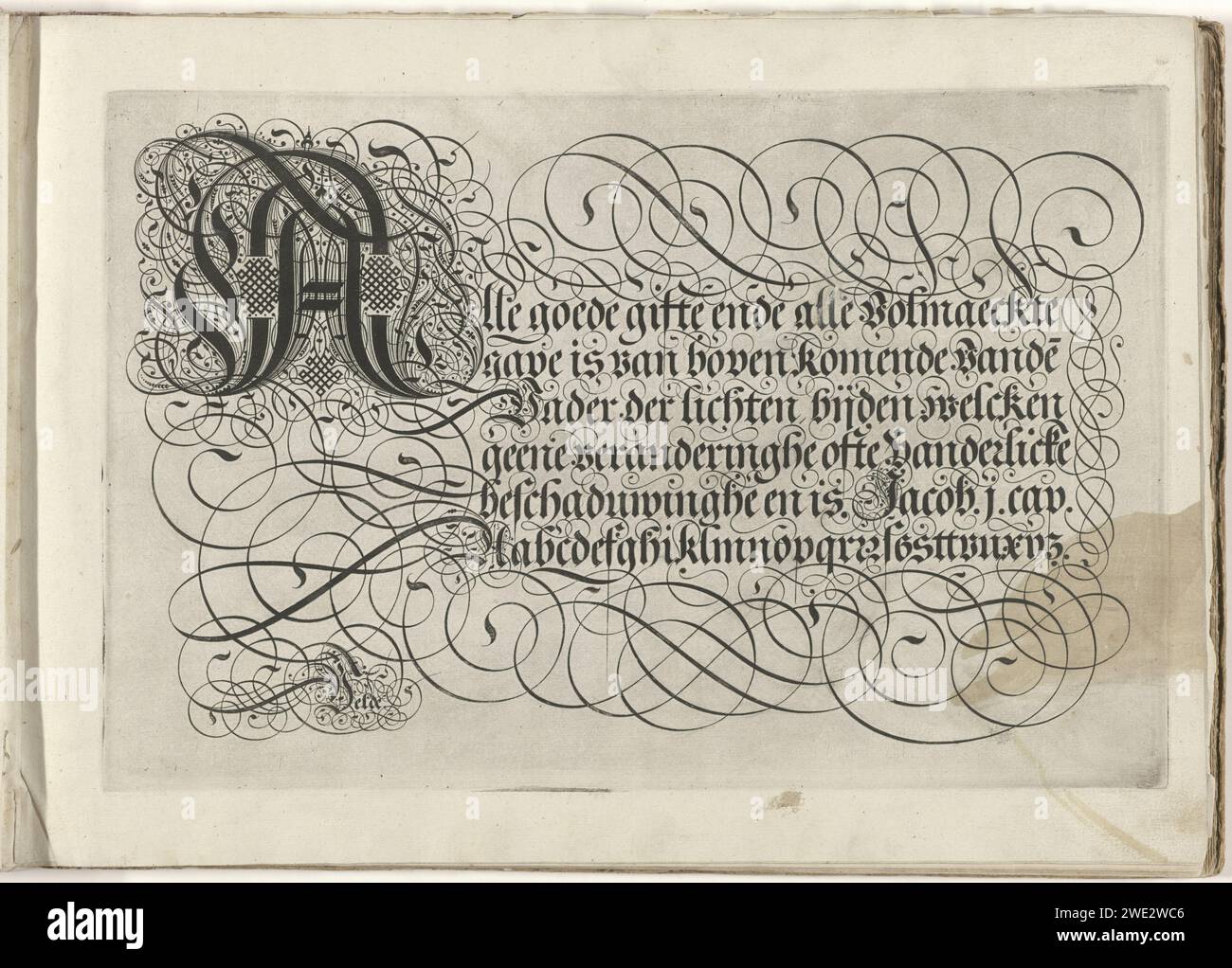 Jan van de velde calligraphy hi-res stock photography and images - Alamy