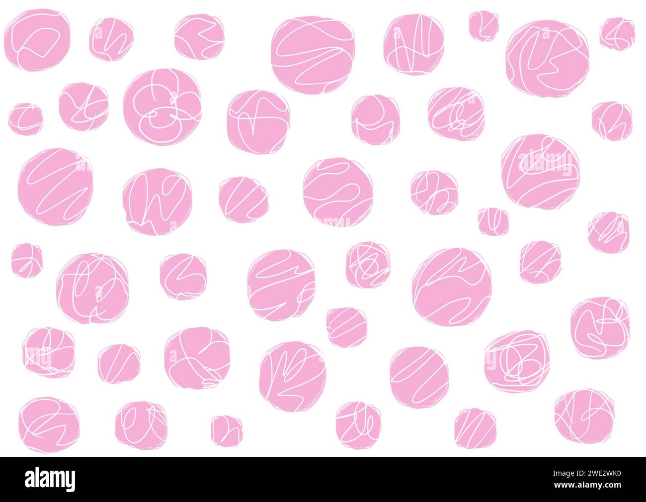 Abstract background. Soft pink curved circles of different sizes ... Abstract background. Soft pink curved circles of different sizes ...