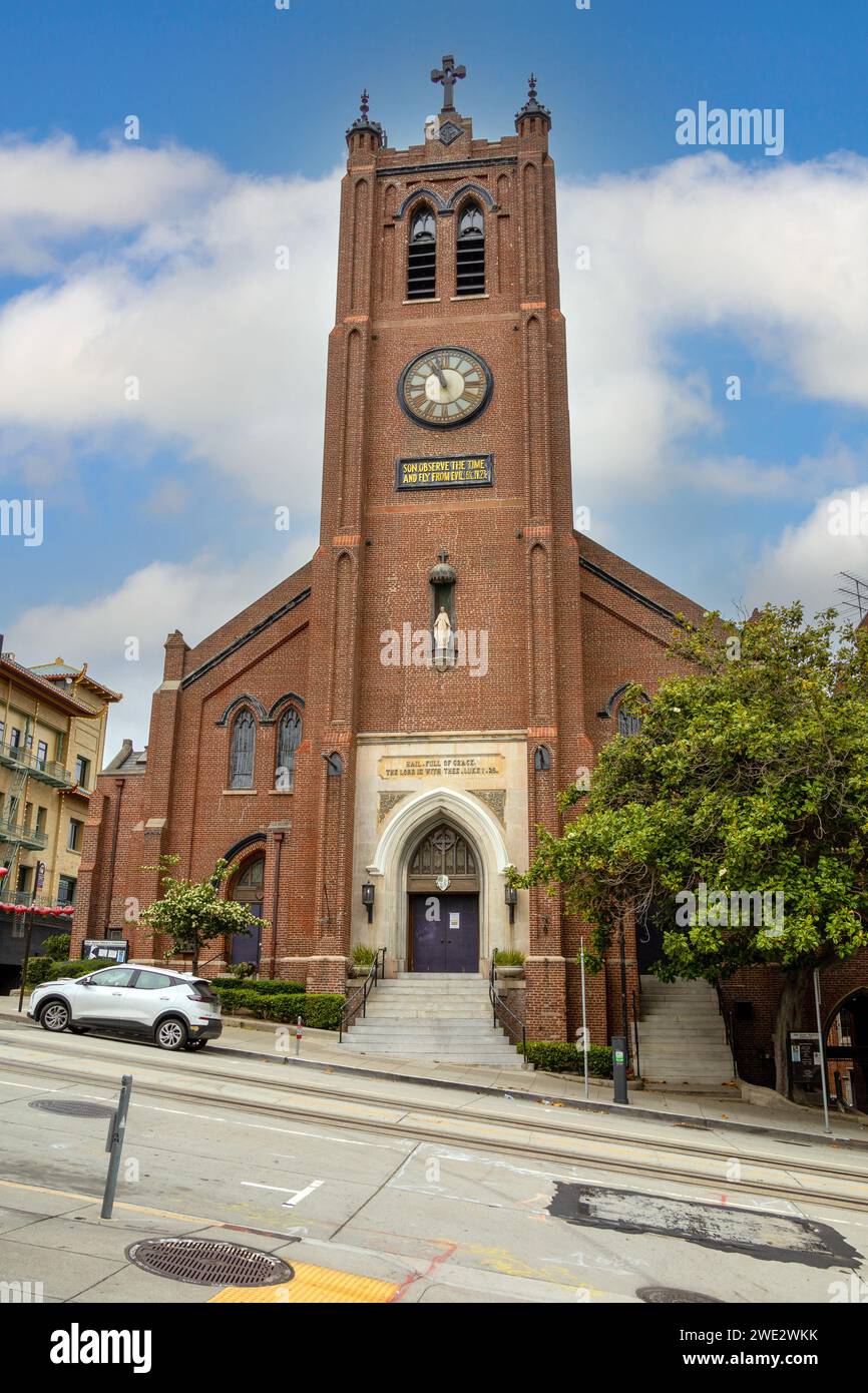 The Old Cathedral of St. Mary of the Immaculate Conception In Chinatown ...