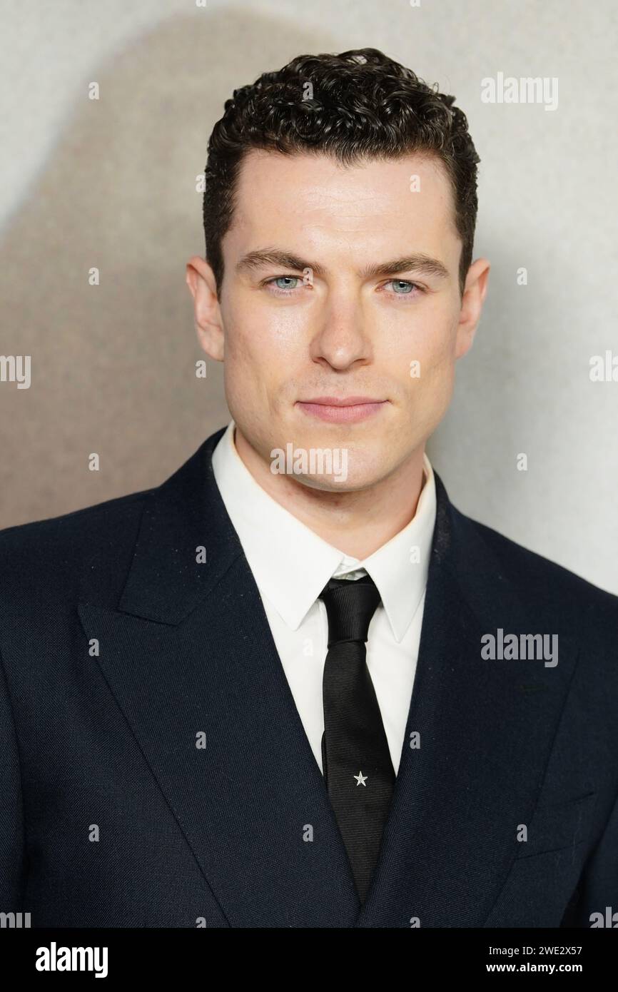 Nate Mann attends the UK premiere of Masters of the Air at the Picturehouse Central, central ...