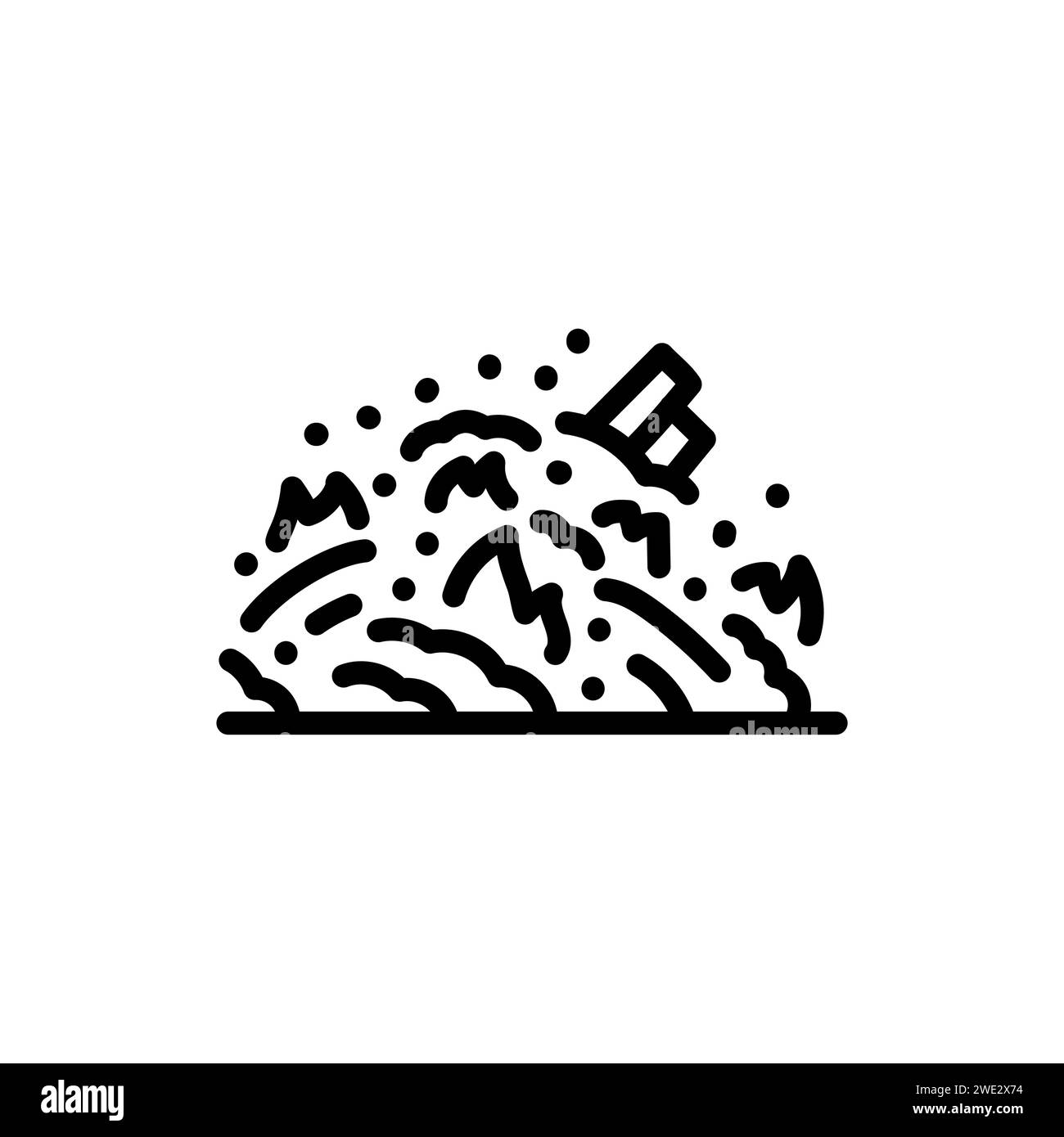 Campfire ashes Stock Vector Images - Alamy