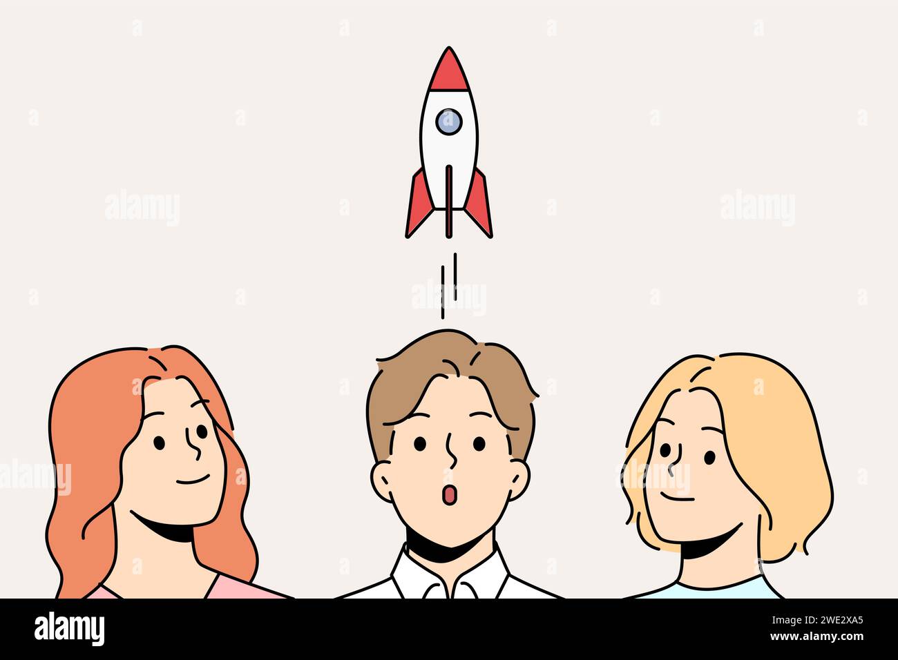 Group taking off Stock Vector Images - Alamy