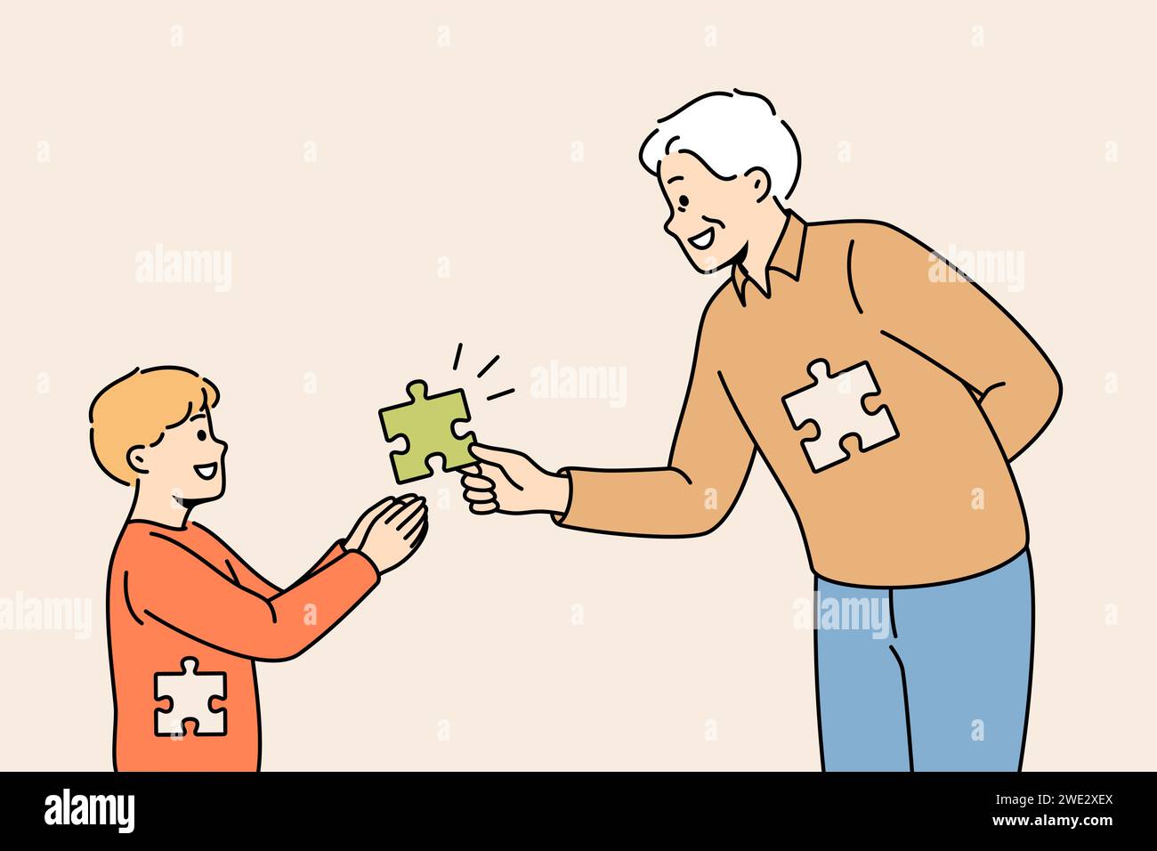 Generations of knowledge Stock Vector Images - Alamy