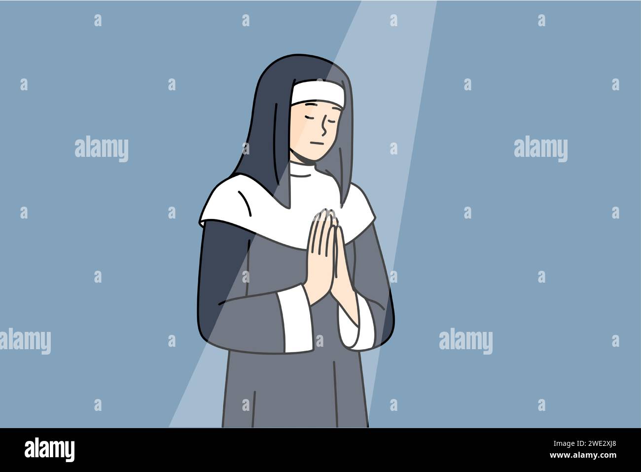 Christ consoling Stock Vector Images - Alamy
