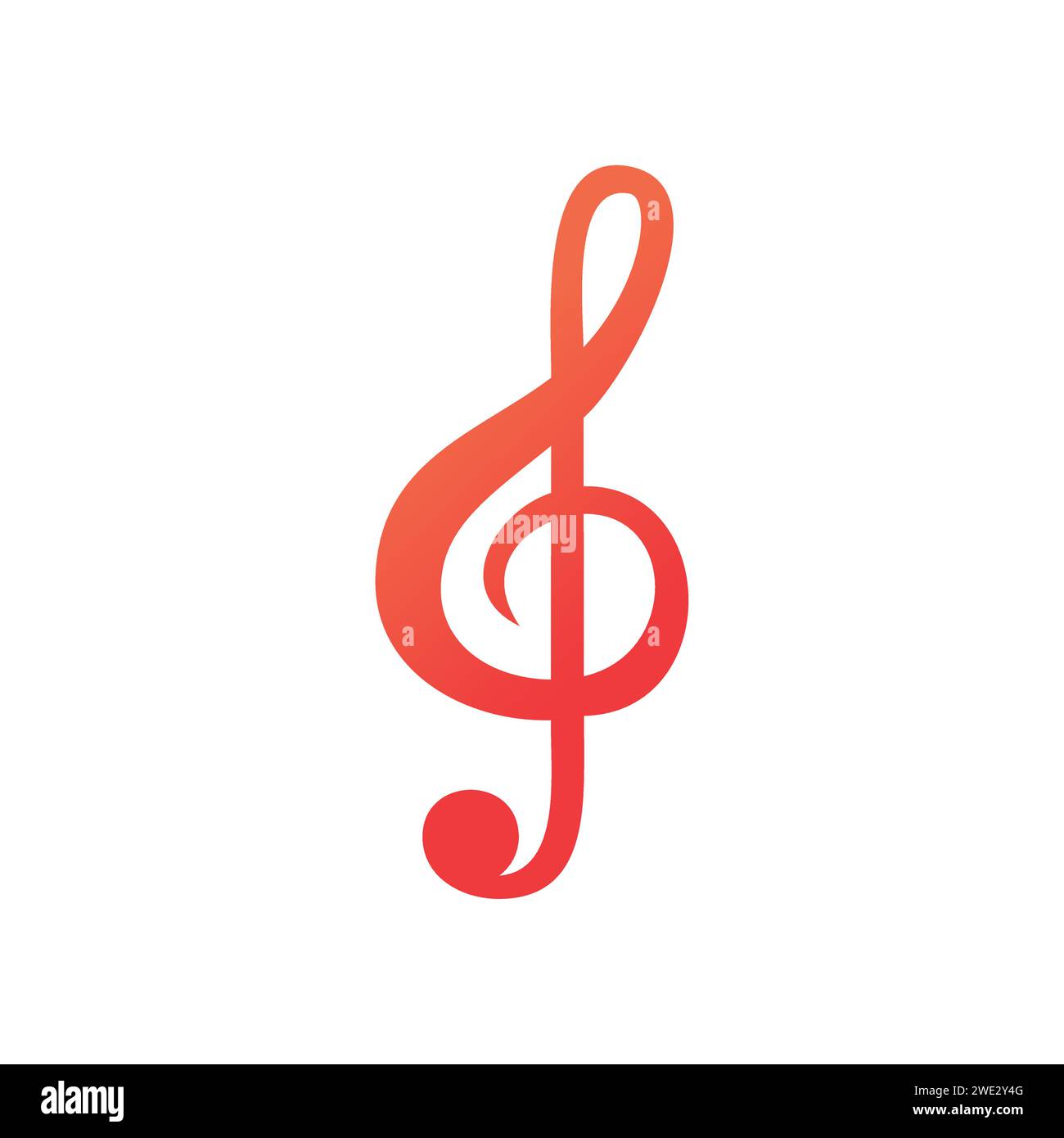 Music note icon isolated on white background vector illustration Stock ...