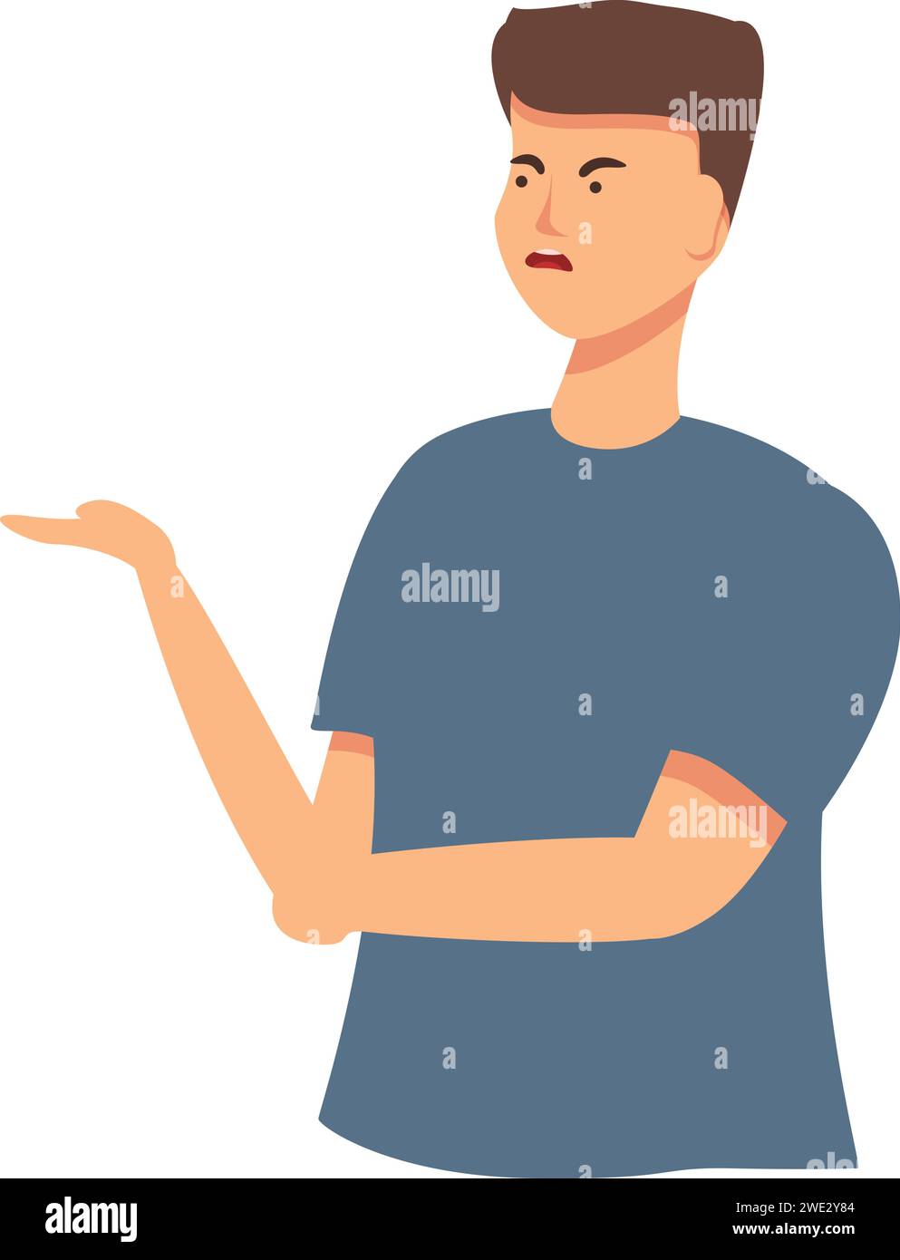 Office colleagues dispute Stock Vector Images - Alamy