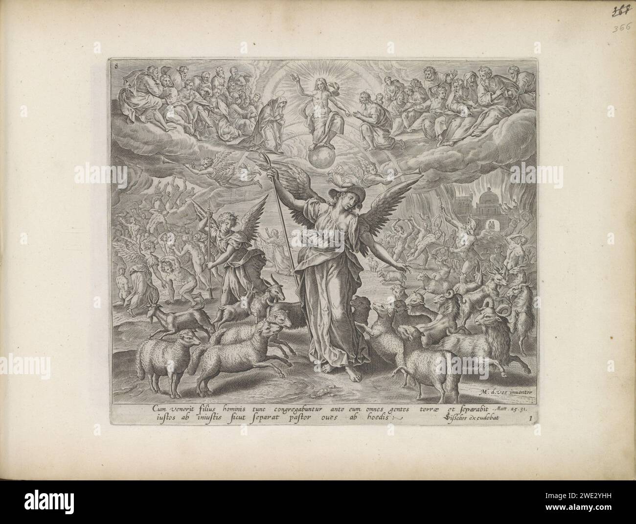 Divorce the sheep and the goats and the last judgment, 1643 print The ...