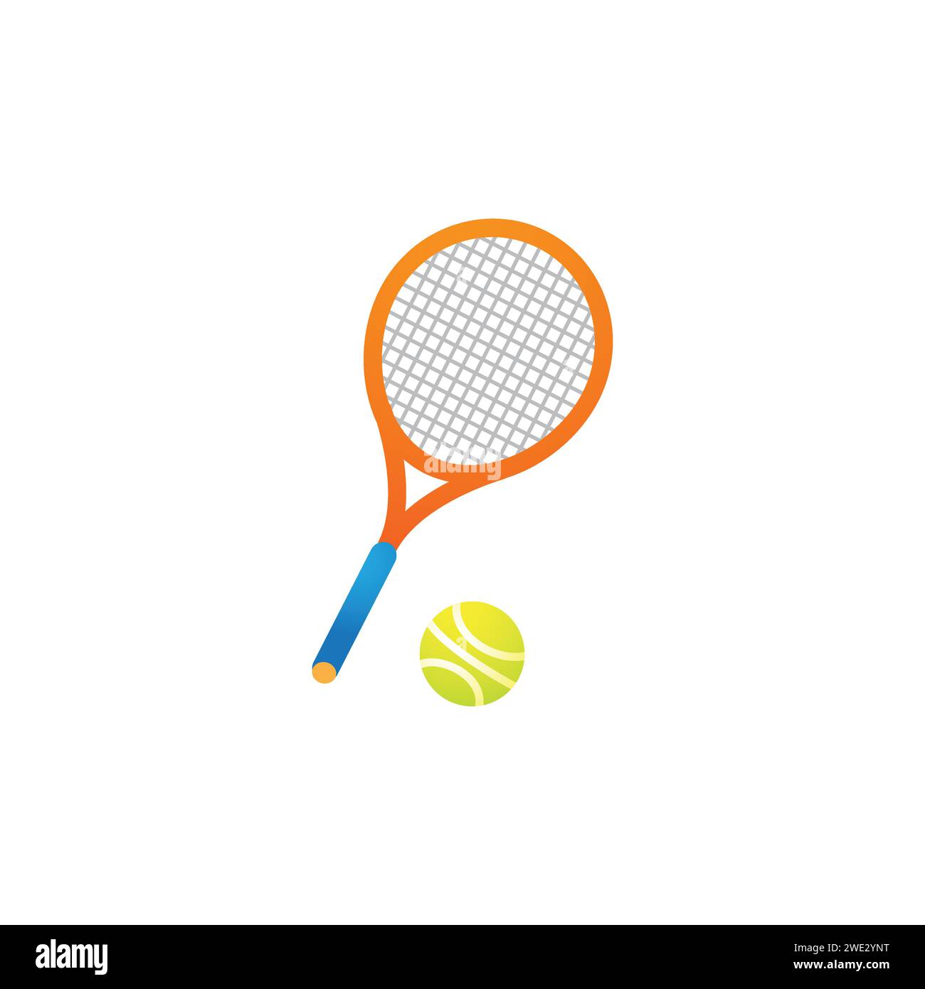 Cute funny tennis racket and a tennis ball cartoon kawaii character ...
