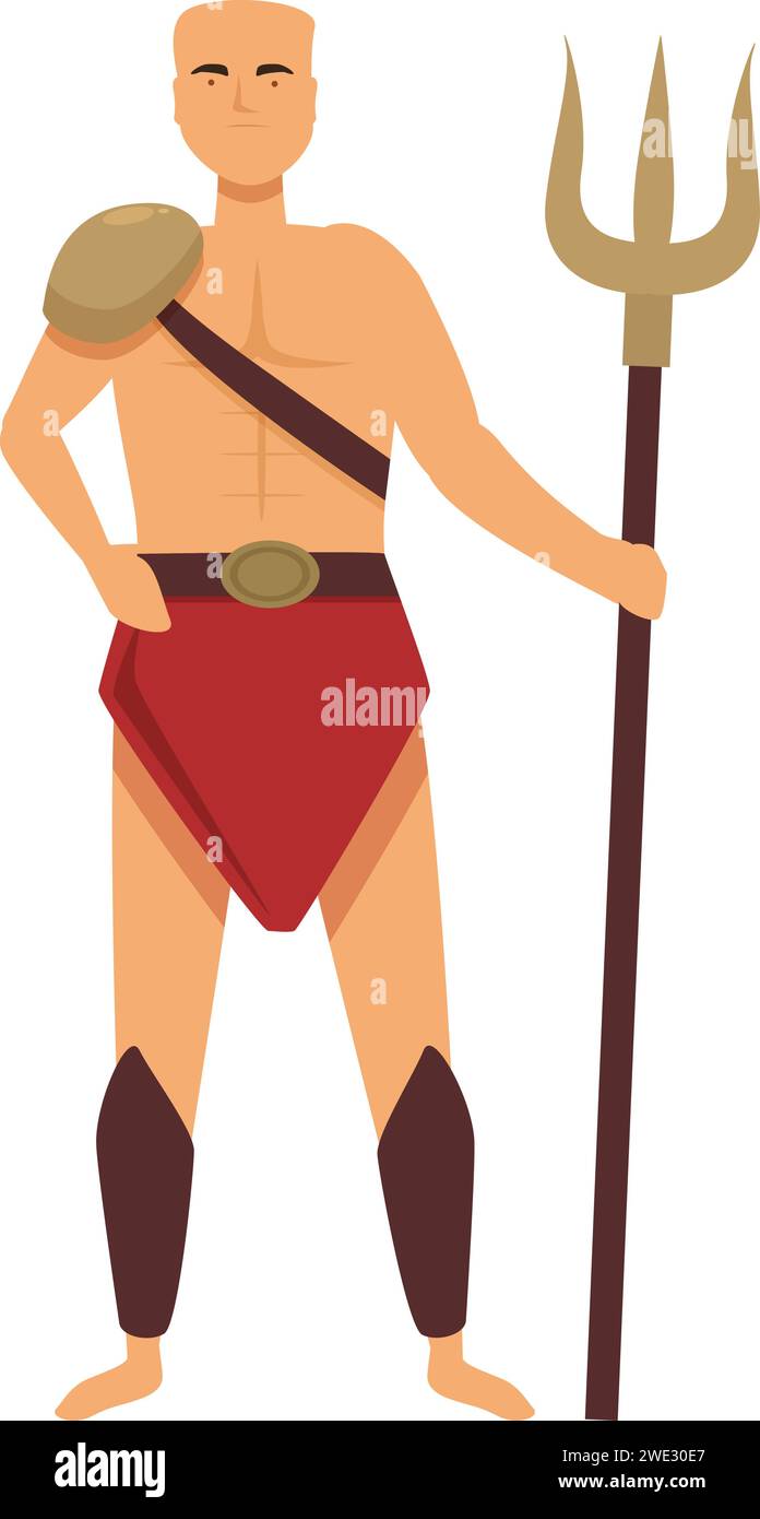 Gladiator battle warrior icon cartoon vector. Work flag. Field coliseum ...