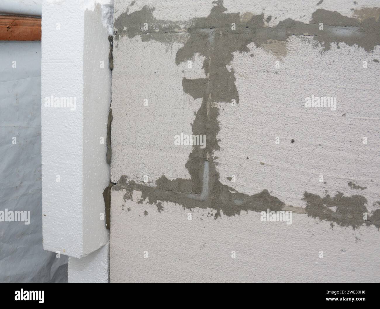Polystyrene External Wall Insulation Insulating A House Built From