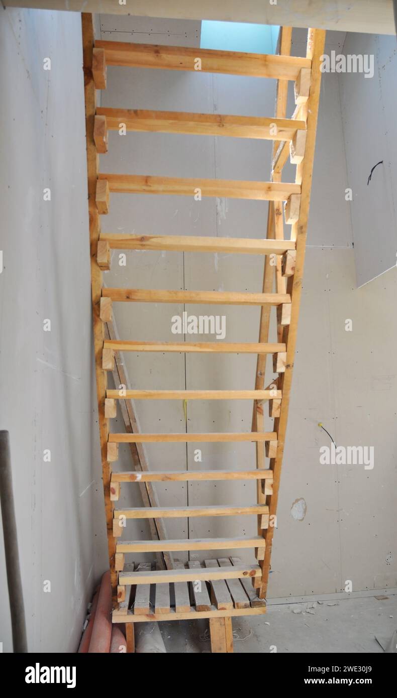 Temporary stairs hi-res stock photography and images - Alamy