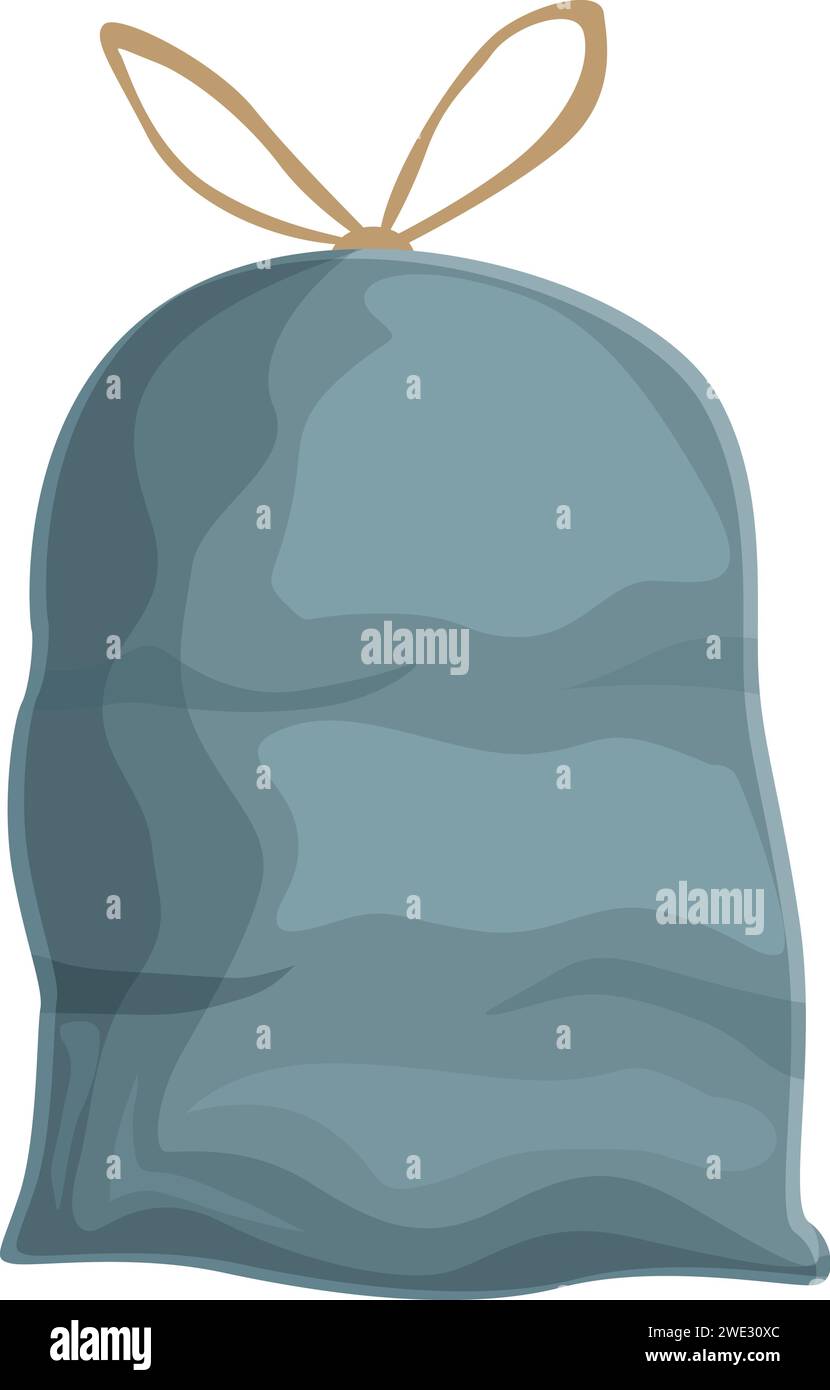 Box garbage icon cartoon vector. Bin trash cleaning. Package earth ...