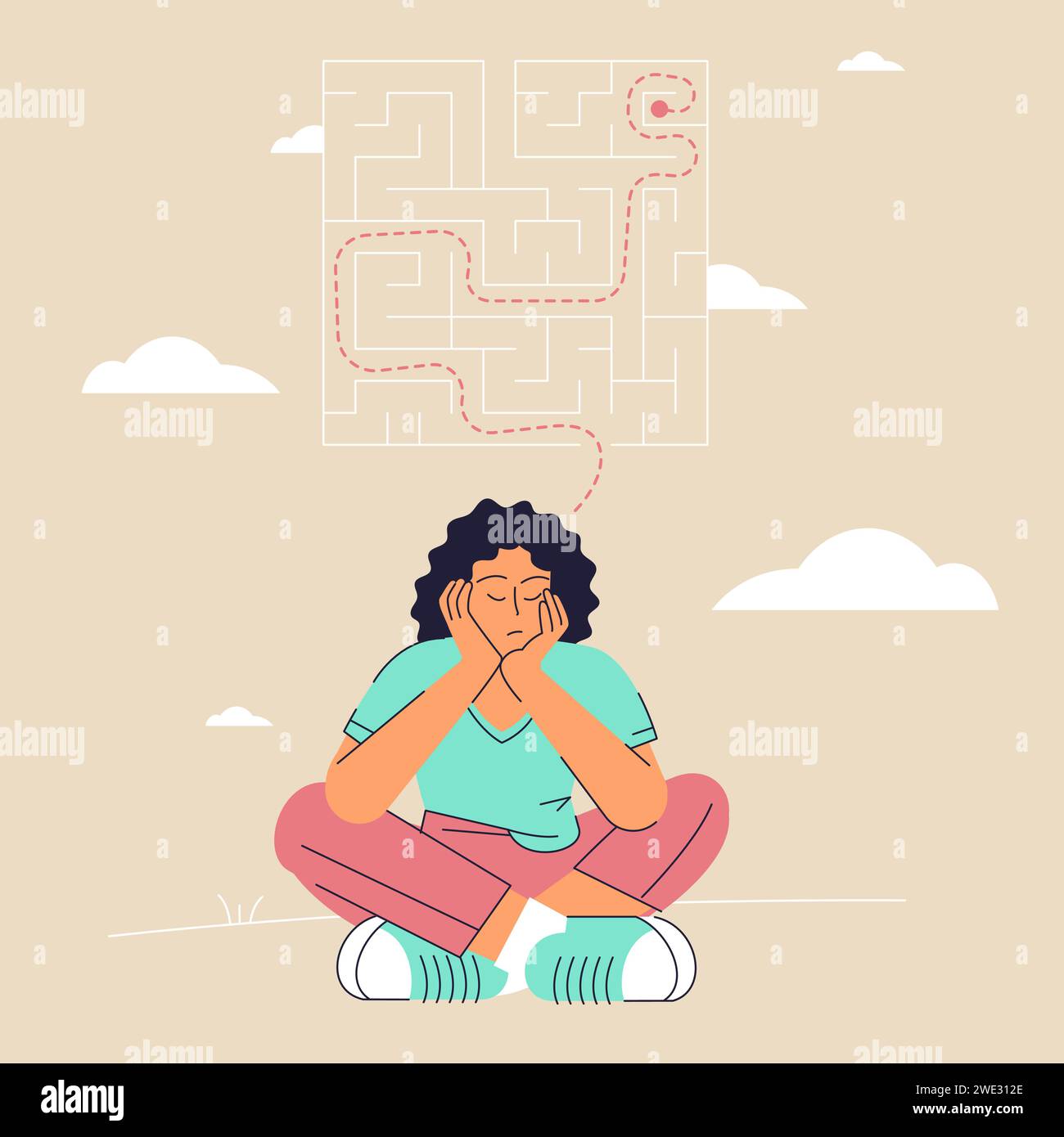 Distress way Stock Vector Images - Alamy