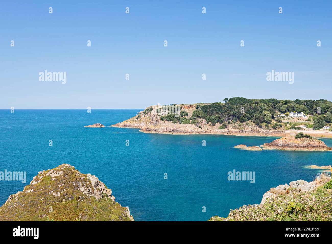 Portelet Bay, Jersey, Channel Islands Stock Photo - Alamy