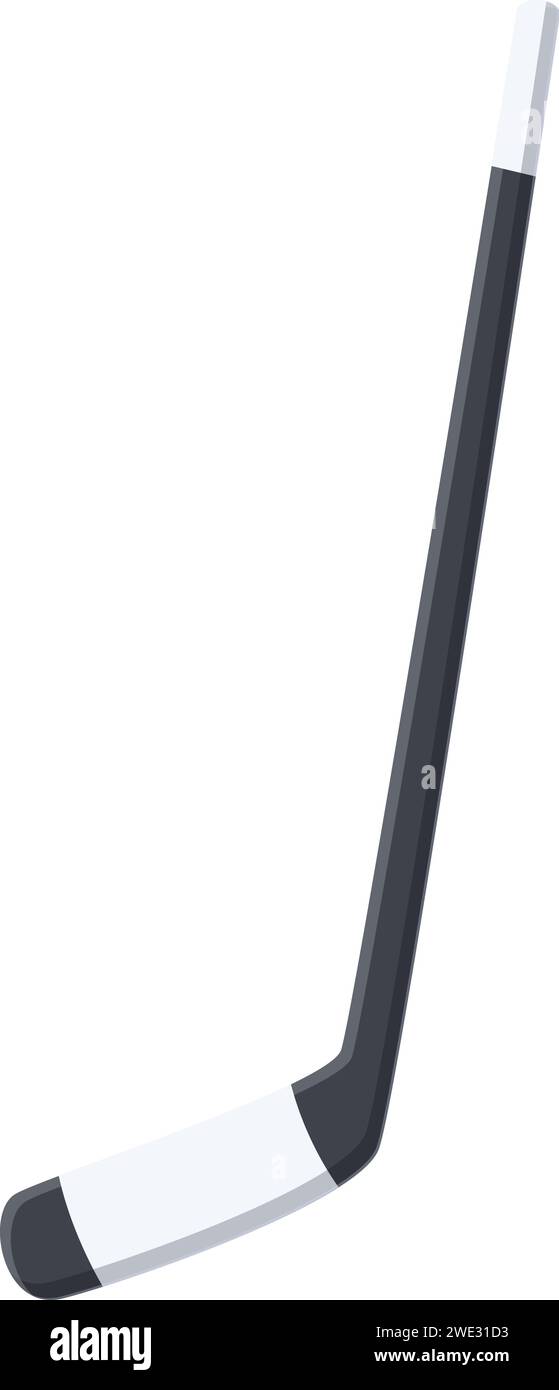 Fiber hockey stick icon cartoon vector. Carbon material. Game score ...