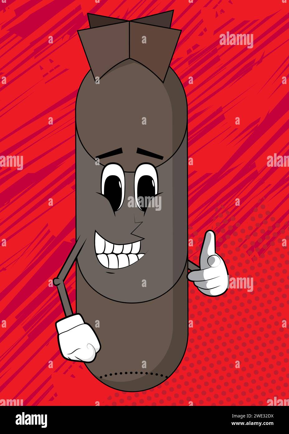 Cartoon falling bomb hi-res stock photography and images - Alamy