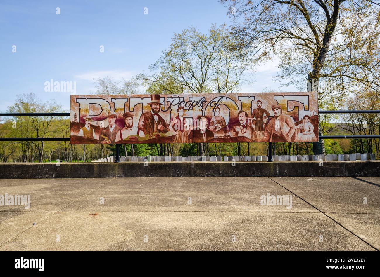 The Town of Pithole, a ghost town in Cornplanter Township, Venango ...