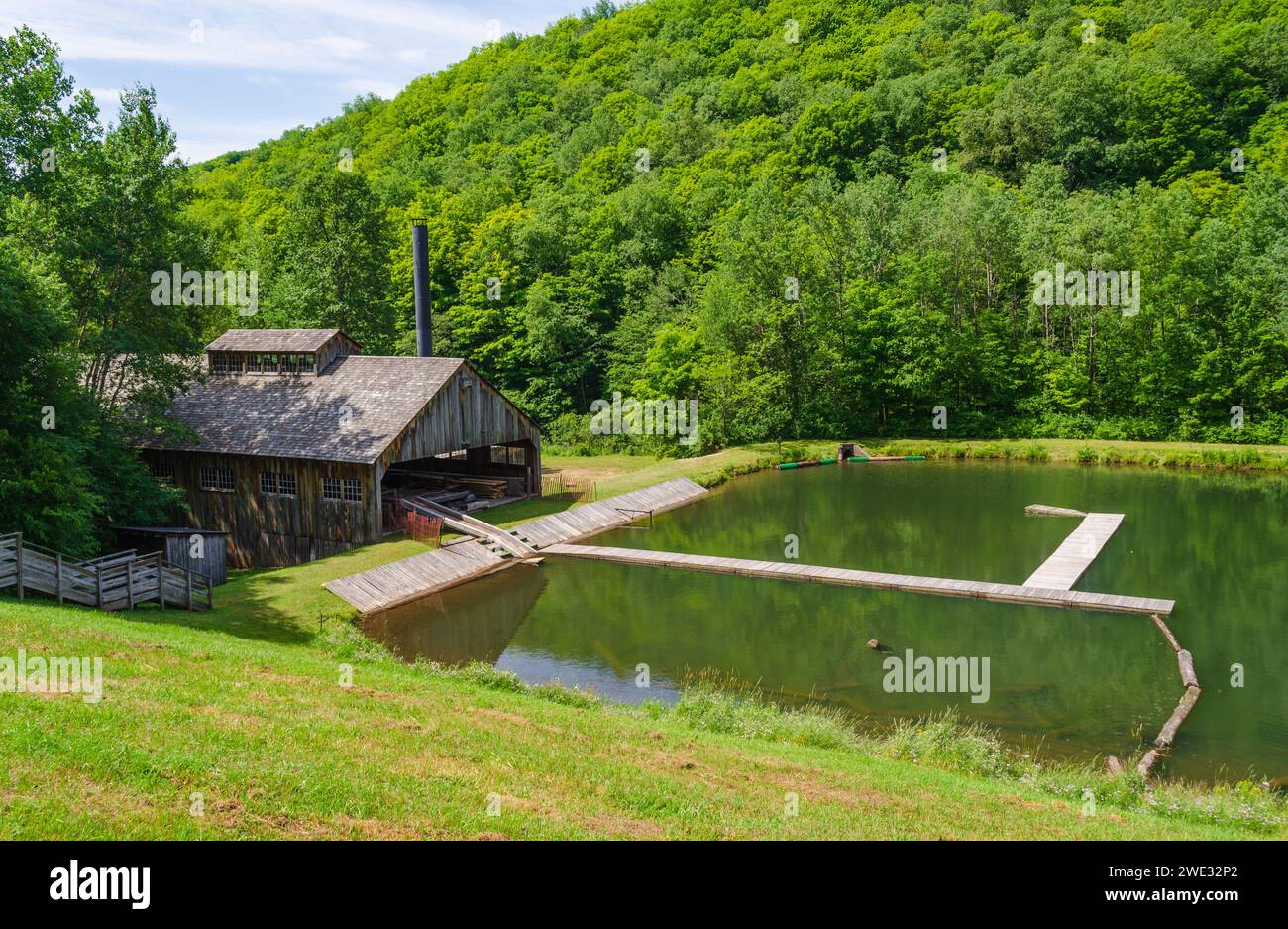 The Pennsylvania Lumber Museum, near Galeton, Potter County ...