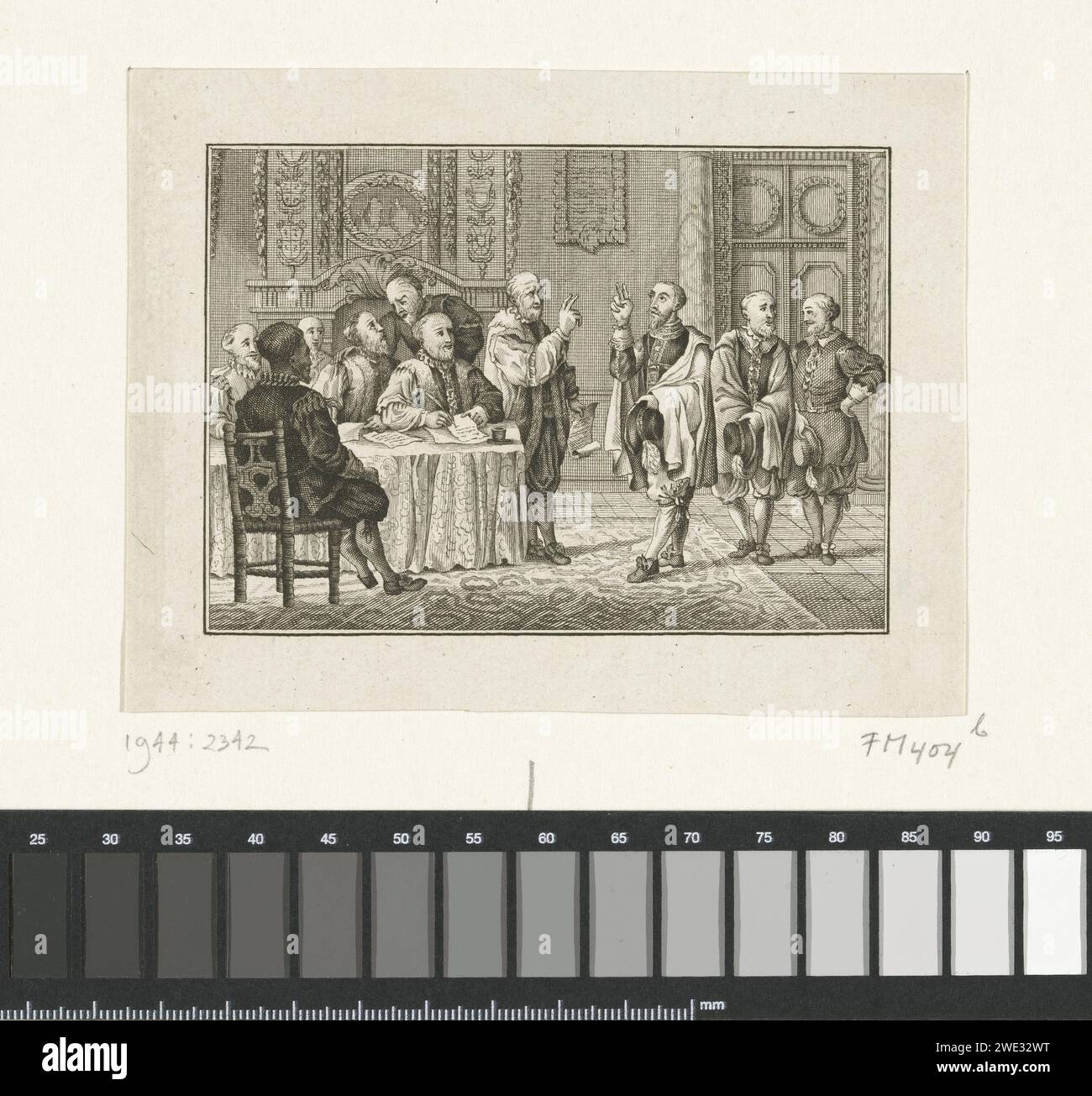 Mayor Joost Buyck van Amsterdam takes Philip II the oath, 1549, Barent ...