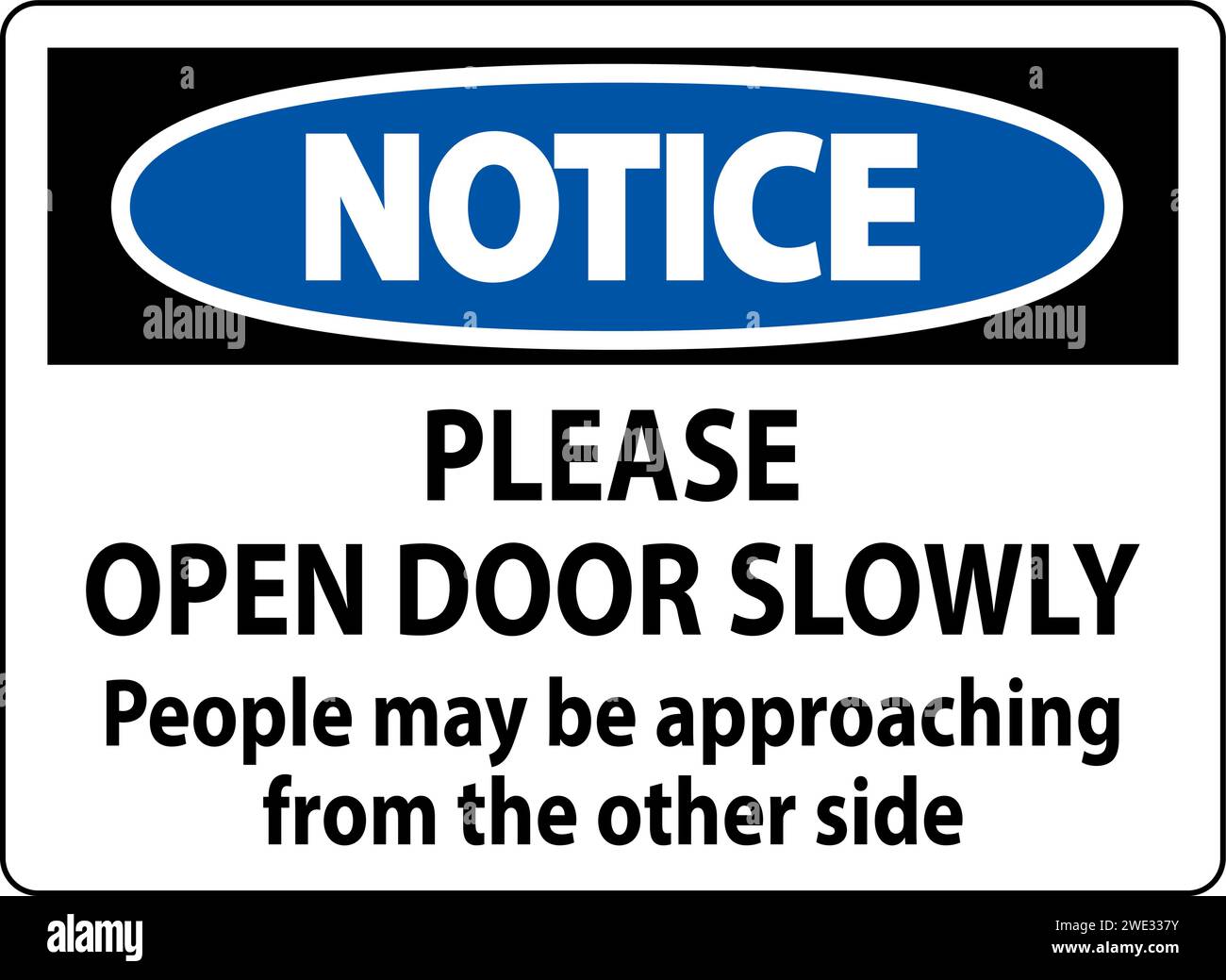 Please close this door Stock Vector Images - Alamy