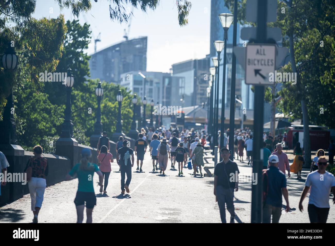 Australian open tennis crowd hi-res stock photography and images - Alamy