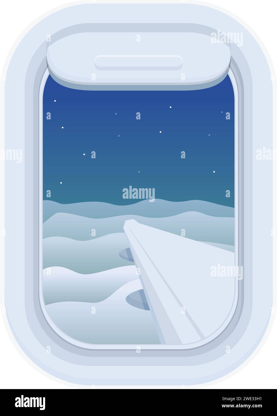 Air travel view icon cartoon vector. Summertime trip. Fun fly skyward ...