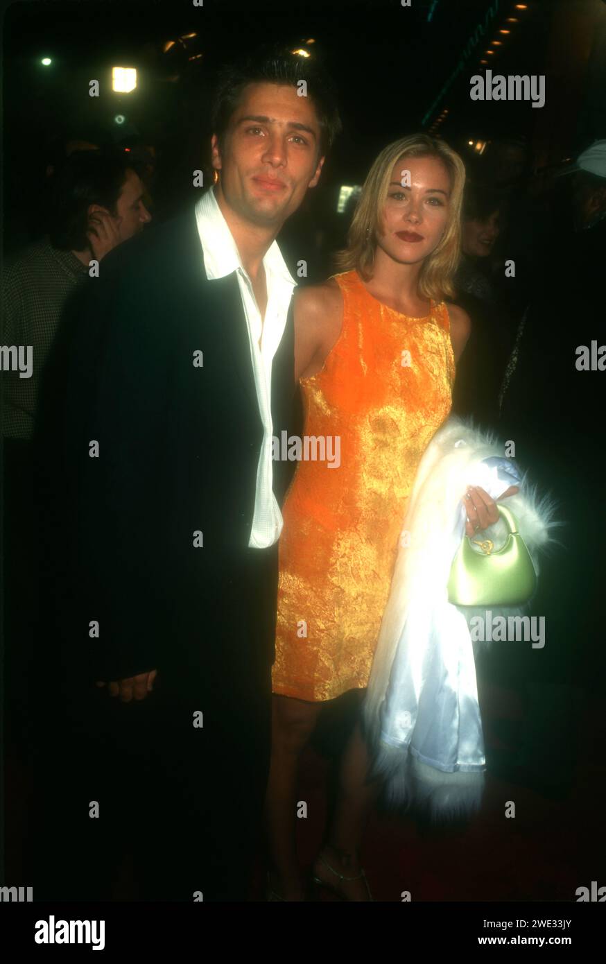 Los Angeles, California, USA 12th December 1996 Actor Louie Sabatasso and Actress Christina ...