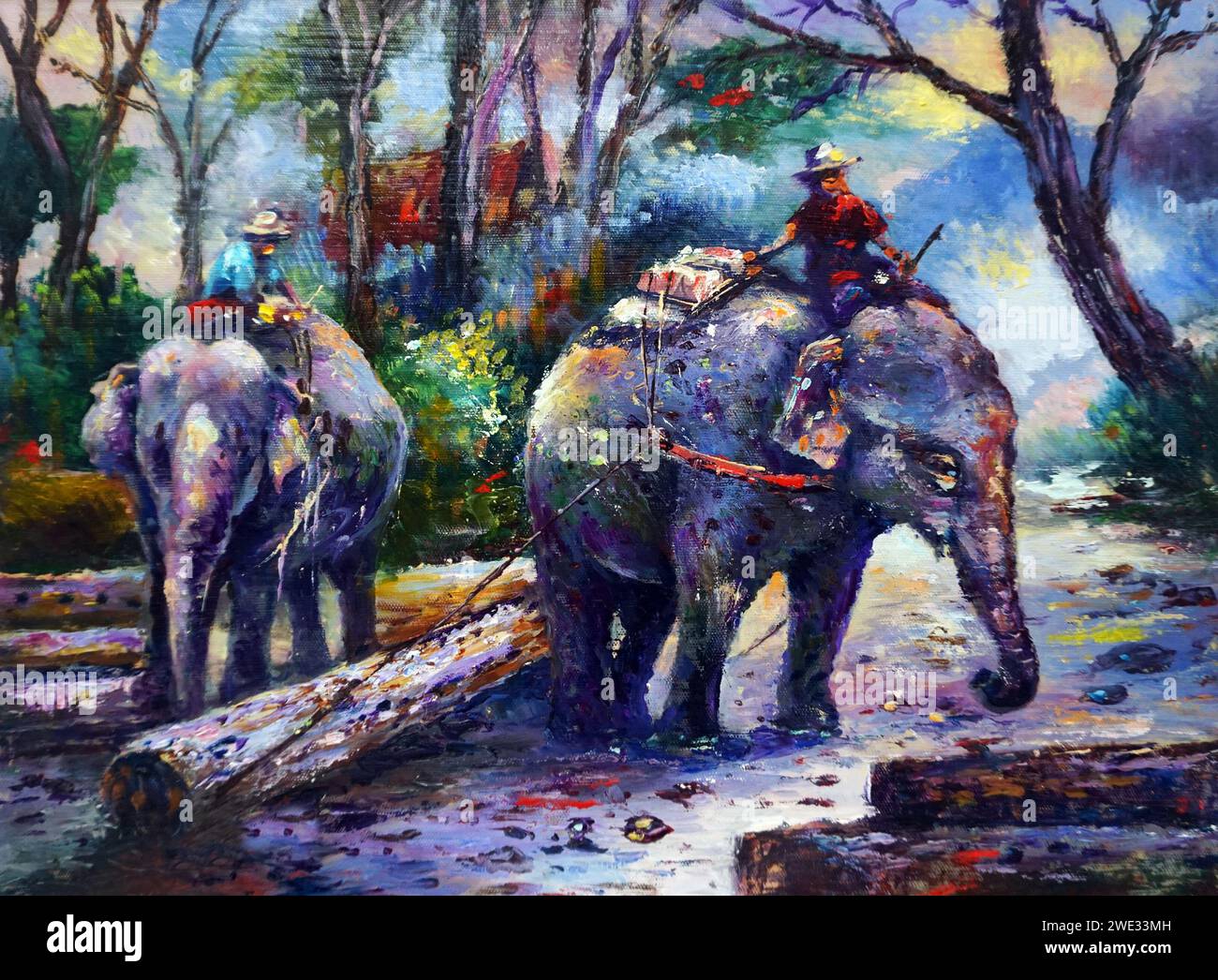 Elephant tusk art hi-res stock photography and images - Alamy