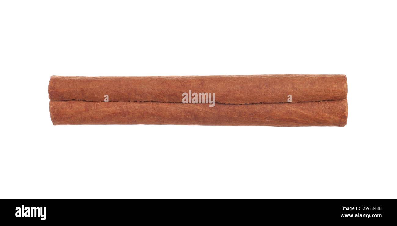 Dry aromatic cinnamon stick isolated on white Stock Photo - Alamy