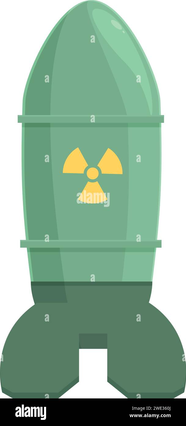 Airplane bomb icon cartoon vector. Air reactor space. Battle army Stock ...