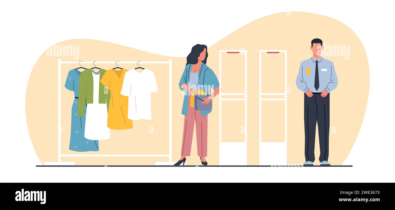 Stealing clothes Stock Vector Images - Alamy